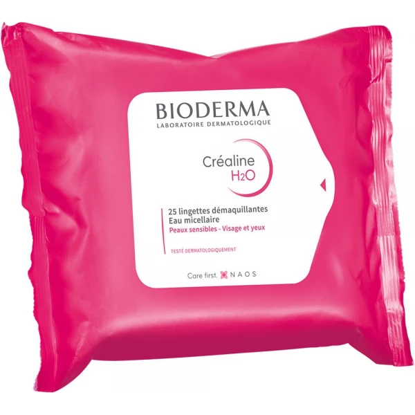 Bioderma Créaline H2O Lingettes Démaquillantes Yeux x 25 – Paraplus