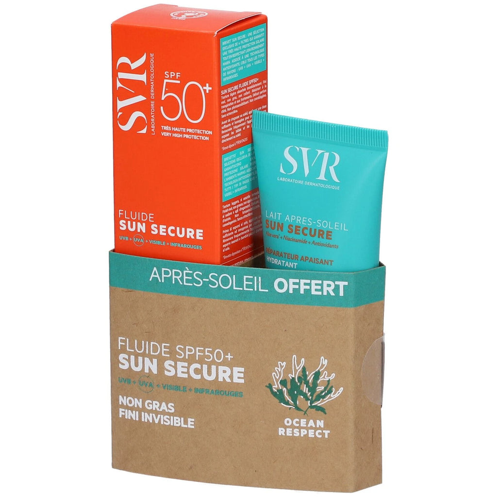 SVR Sun Secure Fluide SPF50+ + Après soleil – Paraplus